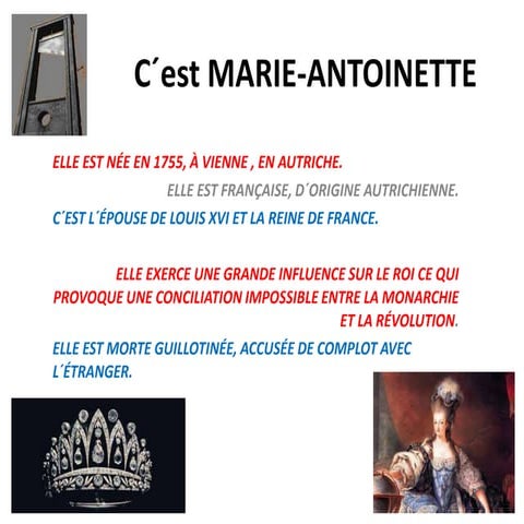 C´est marie antoinette | PPT