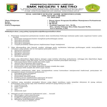 cetak Soal-ASAS-Dasar kejuruan MPLB-Kelas-X-MPLB-2023-2024.doc