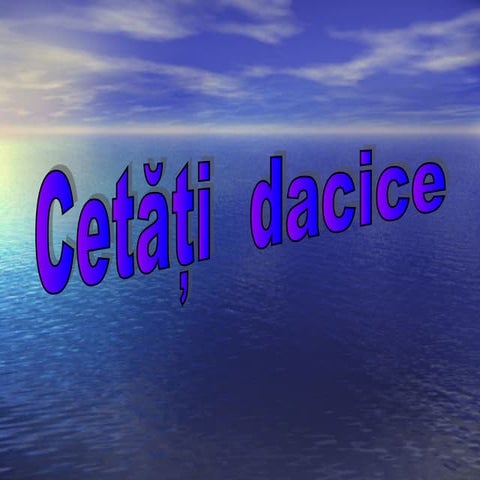 Cetati dacice | PPS