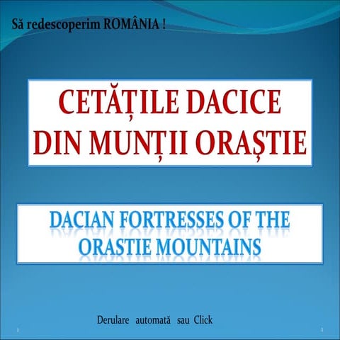 Cetati dacice (nx) | PPT