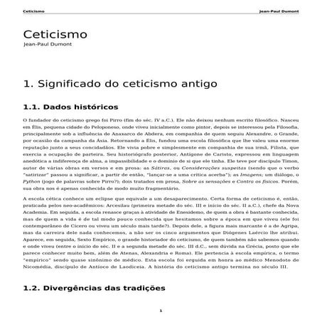 Ceticismo | PDF