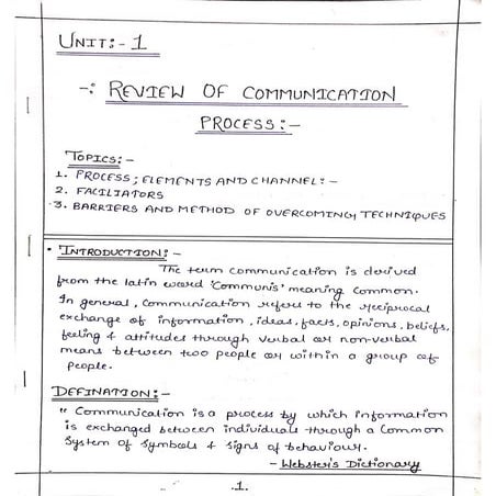 Communication education technology unit 01 notes bsc nursing 2nd year | PDF