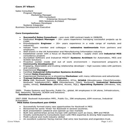 MES Resume 7-15 | PDF