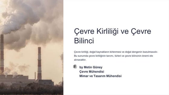 ÇEVRE- ile ilgili bir power point sunumu | PPTX