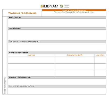 Educational programme model | PDF