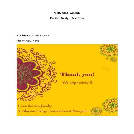 Monisha salian partial design portfolio | DOCX