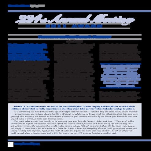 2011 Prisoner of the Year - Dennis Nicholson | PDF