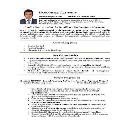 Althaf_Resume_New_1 | PDF