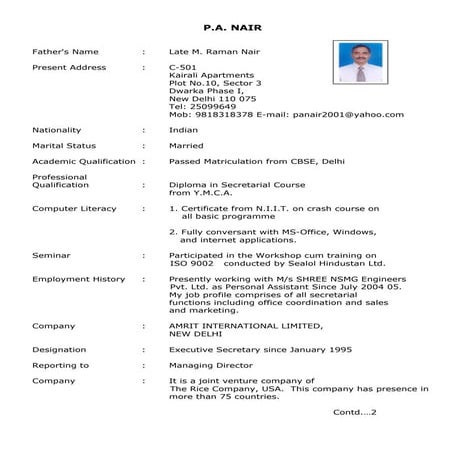 Curriculum_Vitae2 | PDF