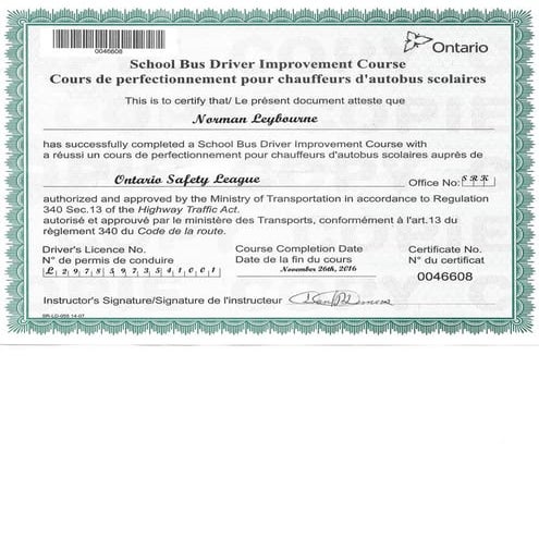 Driver Improvement Course | PDF