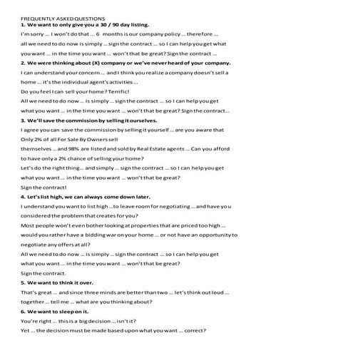 Seller FAQ | DOCX