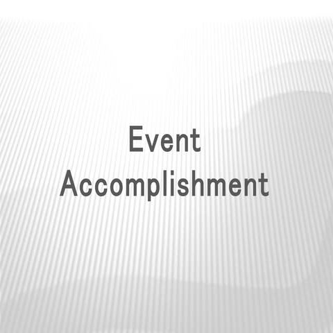 Themeactive Event Accomplishment | PDF