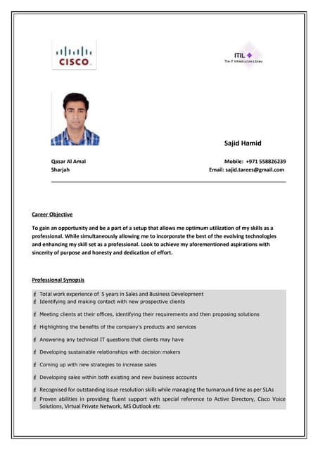 Technical Pre Sales Engineer | PDF