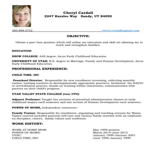 updated resume | PDF