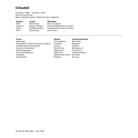 Citadel | PDF