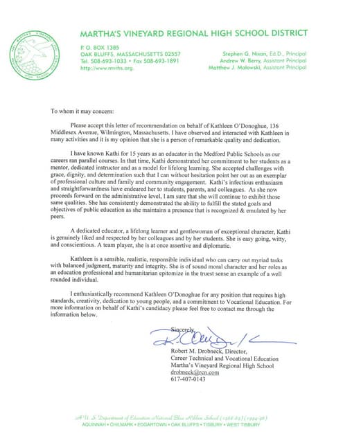 Brown letter of rec | PDF