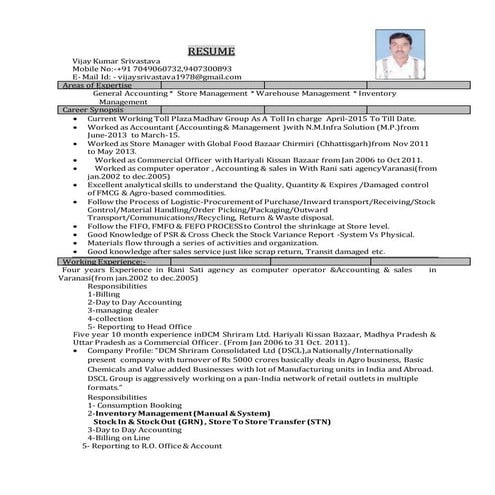 Vijay_Resume | PDF
