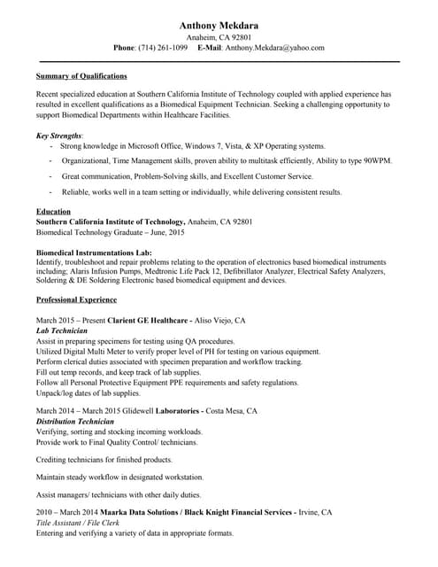 Dennis Egry - Resume - 2015(2) | DOC