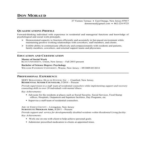 Don Moraud Updated Resume | DOC