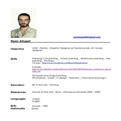 Rami Alhajali's Portfolio ( Graphic designer ) | PDF