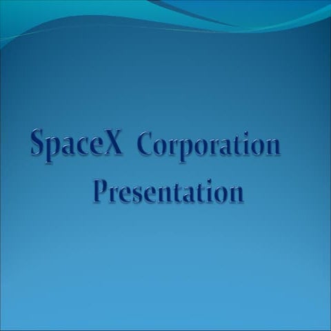 Spacex Presentation | PPT