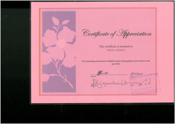 Class Rep Certificate | PDF