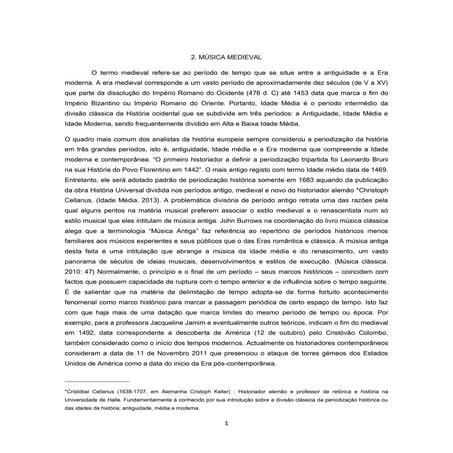 Música Medieval Doc Sisuama | PDF