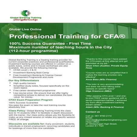 Cfa | PDF