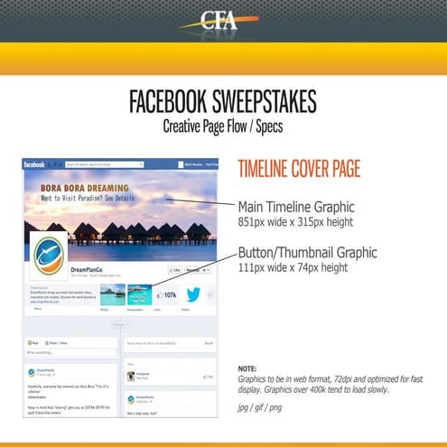 Cfa facebook-sweeps-coupon page flow | PPT