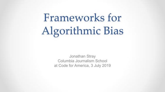 AI Bias Oxford 2017 | PPTX | Artificial Intelligence | Technology ...