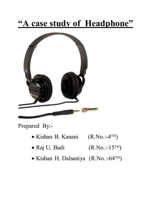 The Evolution Of Headphones | PPT
