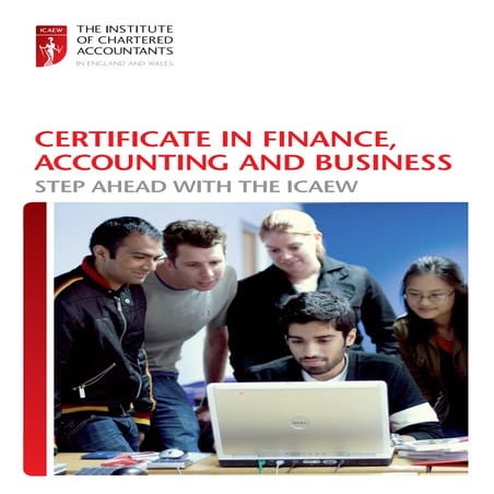 Certificate in Finance, Accounting and Business (CFAB) Brochure | PDF