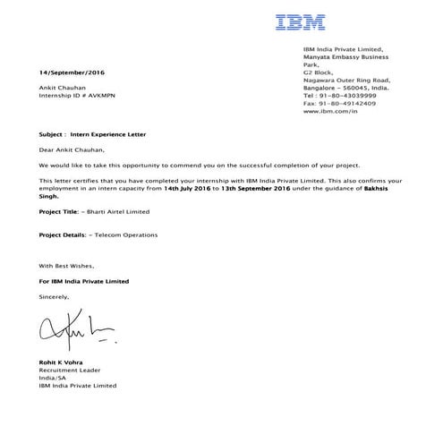 Ankit Chauhan_IBM | PDF