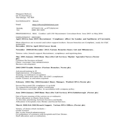 Rosana Romano CV | DOC