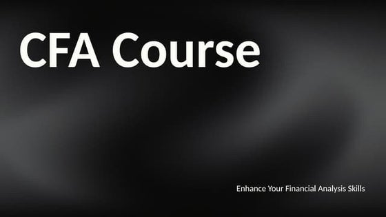 CFA Institute - Regulator and Program Recognition | PDF