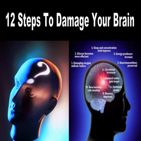 12 Steps To Damage Your Brain | PPT