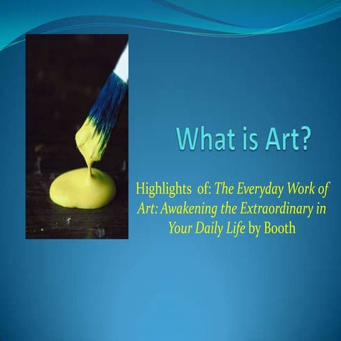 What is Art? | PPT