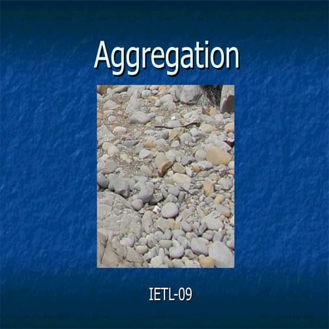 Aggregation | PPT