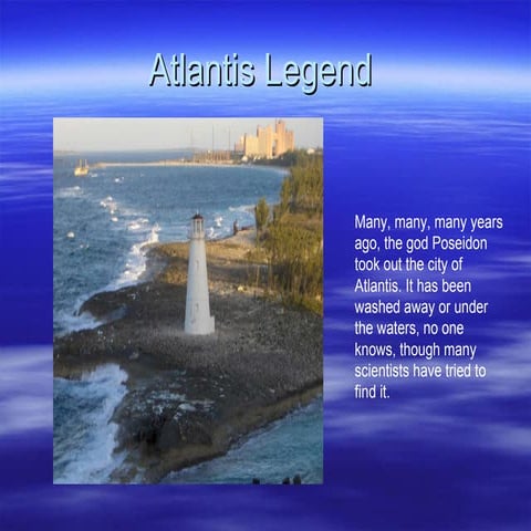 The legend of atlantis | PPTX