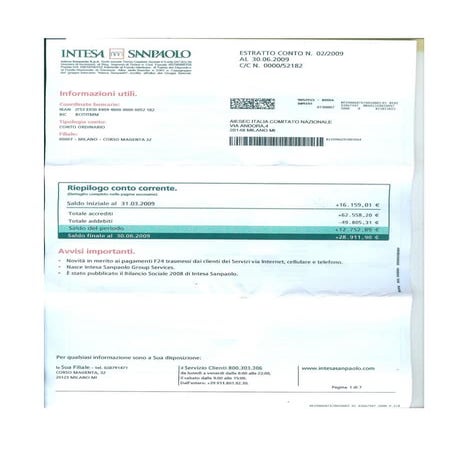 AIESEC in Italy Bank Account | PDF