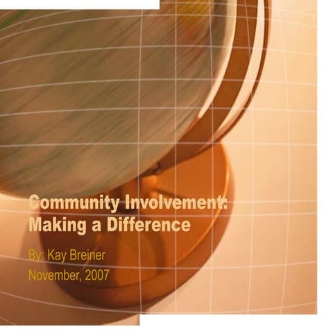 Community Involvement | PPT