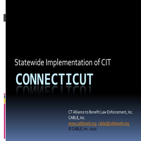 Statewide Implementation of CIT | PPT