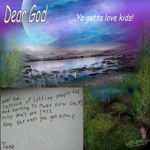 Dear God ... with music | PPT