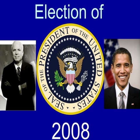 Lesson 10 Introduction To The United States And The 2008 Election | PPT
