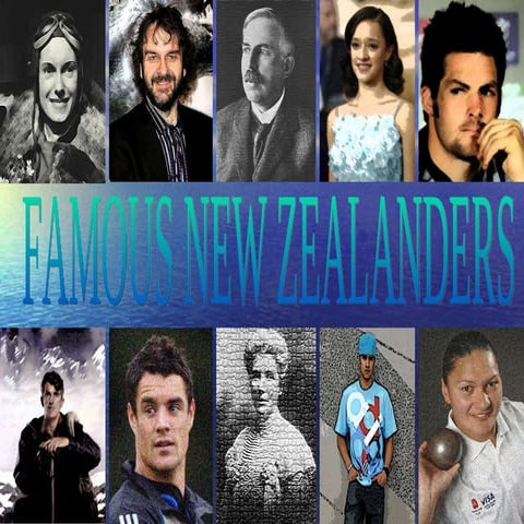 famous new zealanders | PPT