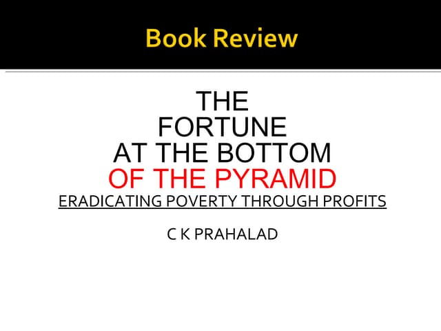 Bottom Of Pyramid | PPTX