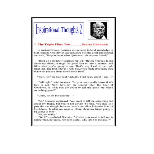 Story To Reflect Upon 101, 102 | DOC