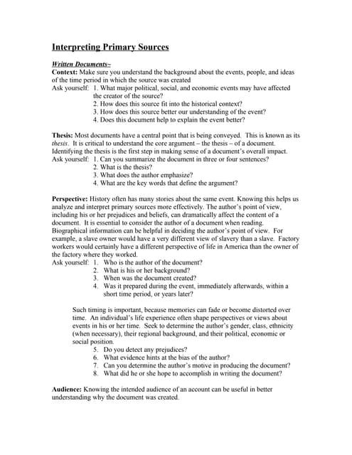 IB History OPVL Chart | PDF
