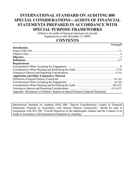 ISA: 700-Revised | PDF