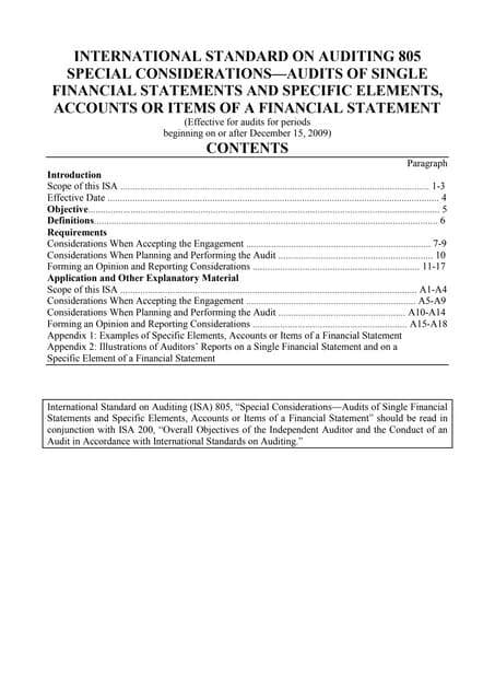 ISA: 706-Revised | PDF